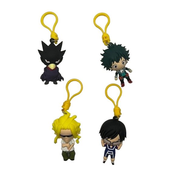 Unknown | Other | Lot Of 4 My Hero Academia Bag Clipskeychains Anime ...